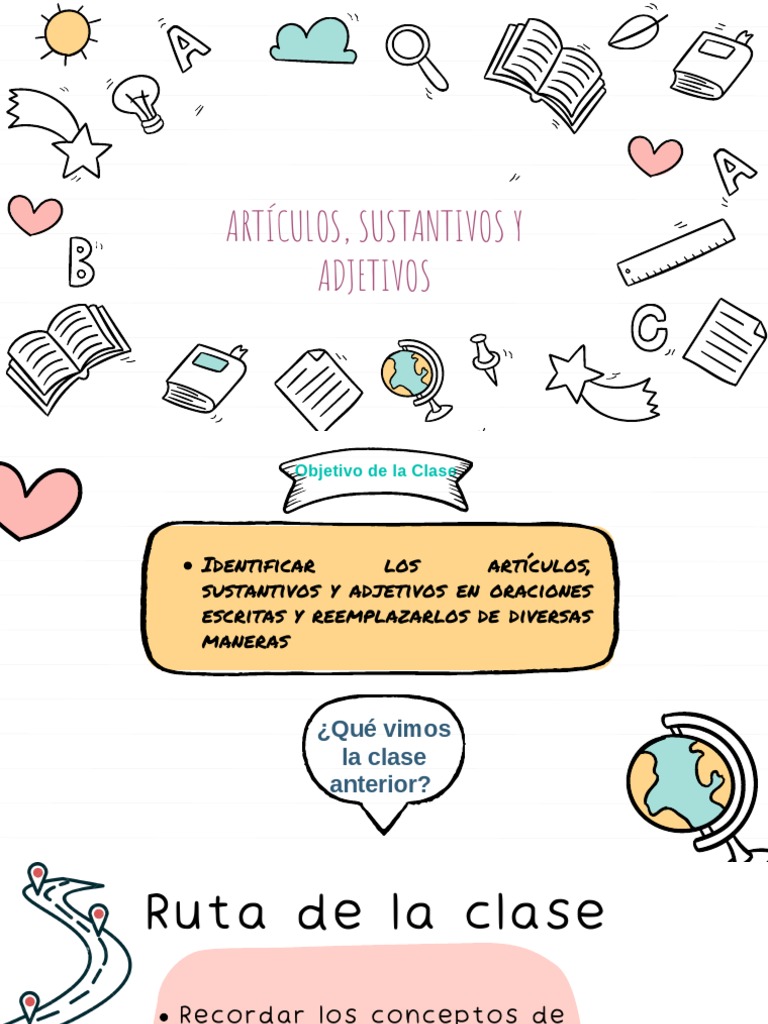 2.articulos, Sustantivos, Adjetivos | PDF | Adjetivo | Sustantivo