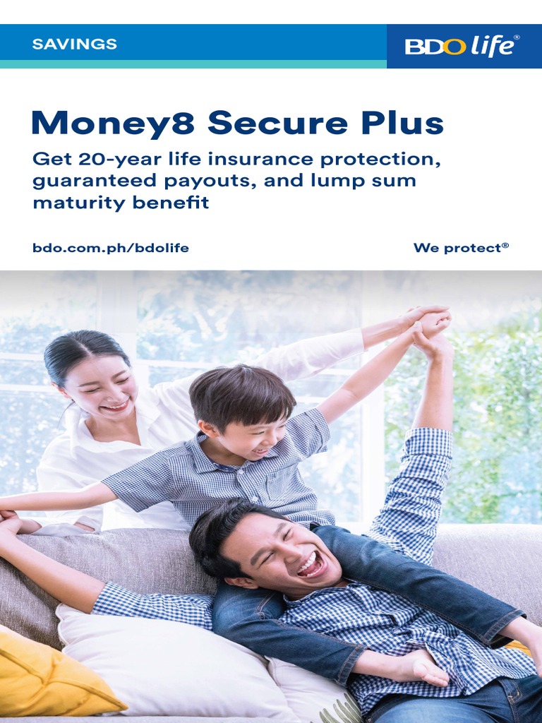 BDO Life Money 8secure Brochure | PDF | Life Insurance | Insurance