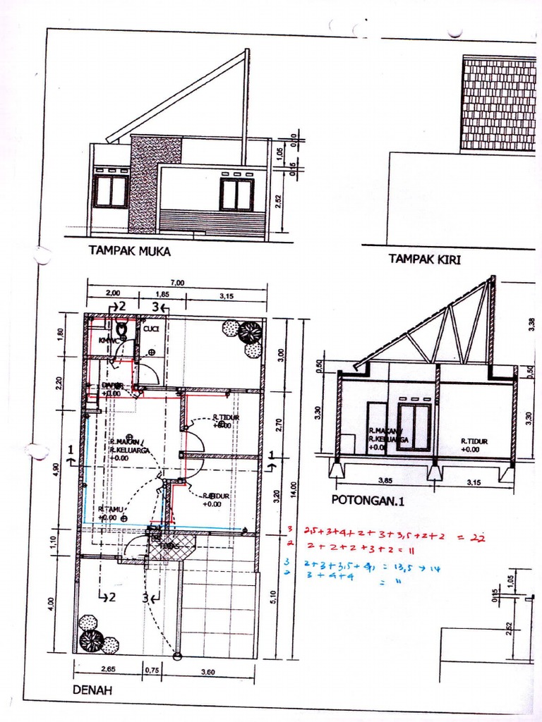 Denah Instalasi Listrik & Air PDF | PDF
