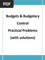 Budgetory Control Flexible Budget With Solutions | PDF | Cost | Expense