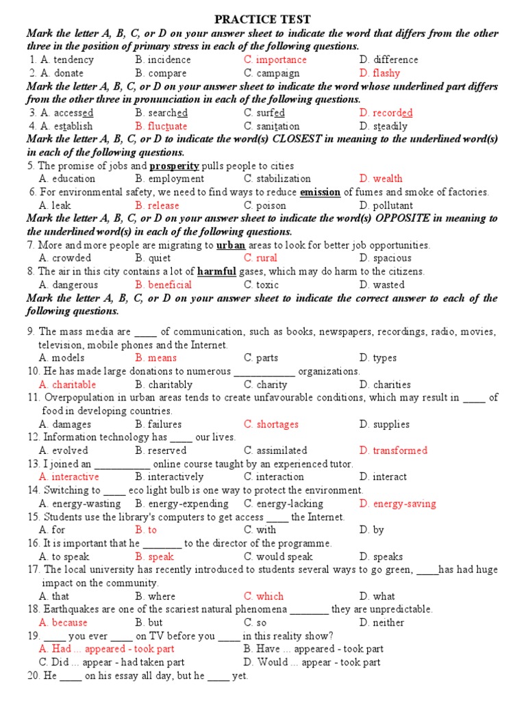 Urbanization Practice Test Questions | PDF | Urbanization | Southern ...