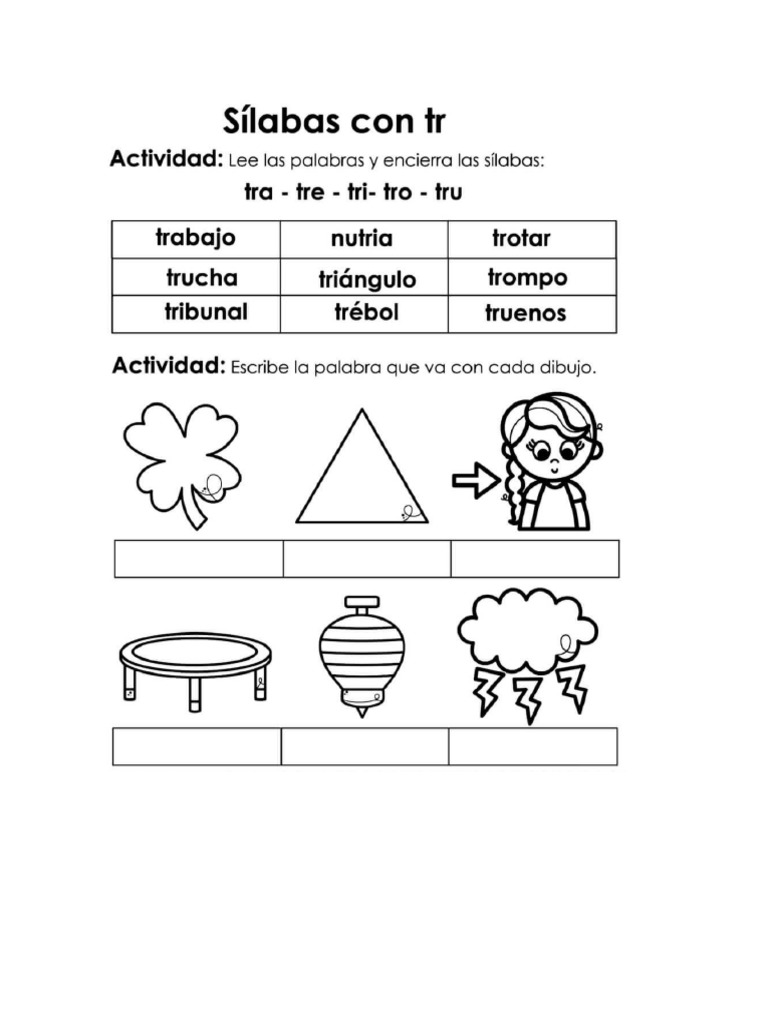 Combinaciones TR, PR, BR, GR, DR,,CR | PDF