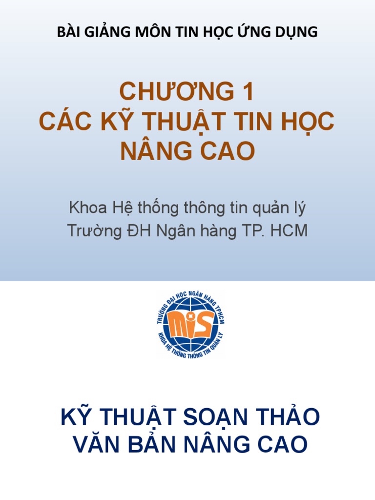 2021-THUD-C1 - Ky Thuat Tin Hoc Nang Cao | PDF