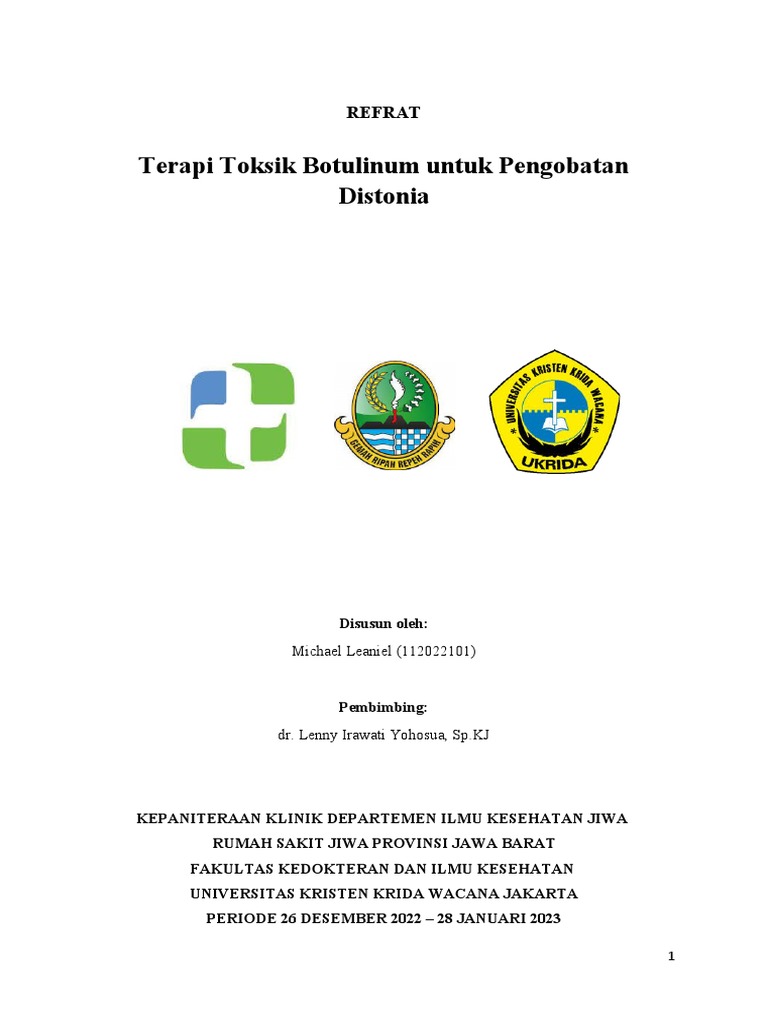 REFRAT - Michael Leaniel 112022101 | PDF