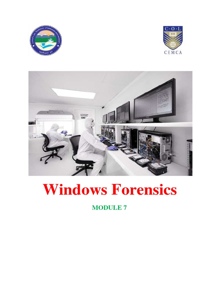 Module 07 Windows Forensics | PDF | Windows Registry | Microsoft Windows