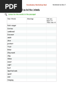 Vocabulary Workshop Orange Answers | PDF | Vocabulary | Word