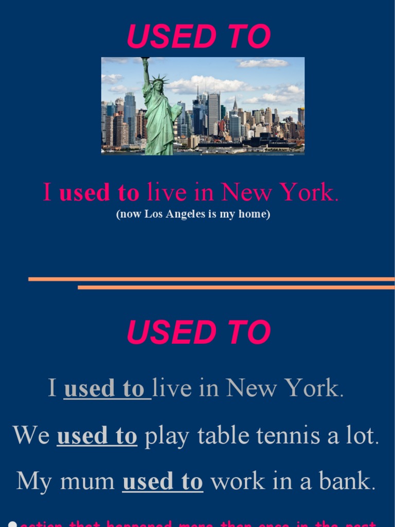 Used To Grammar | PDF