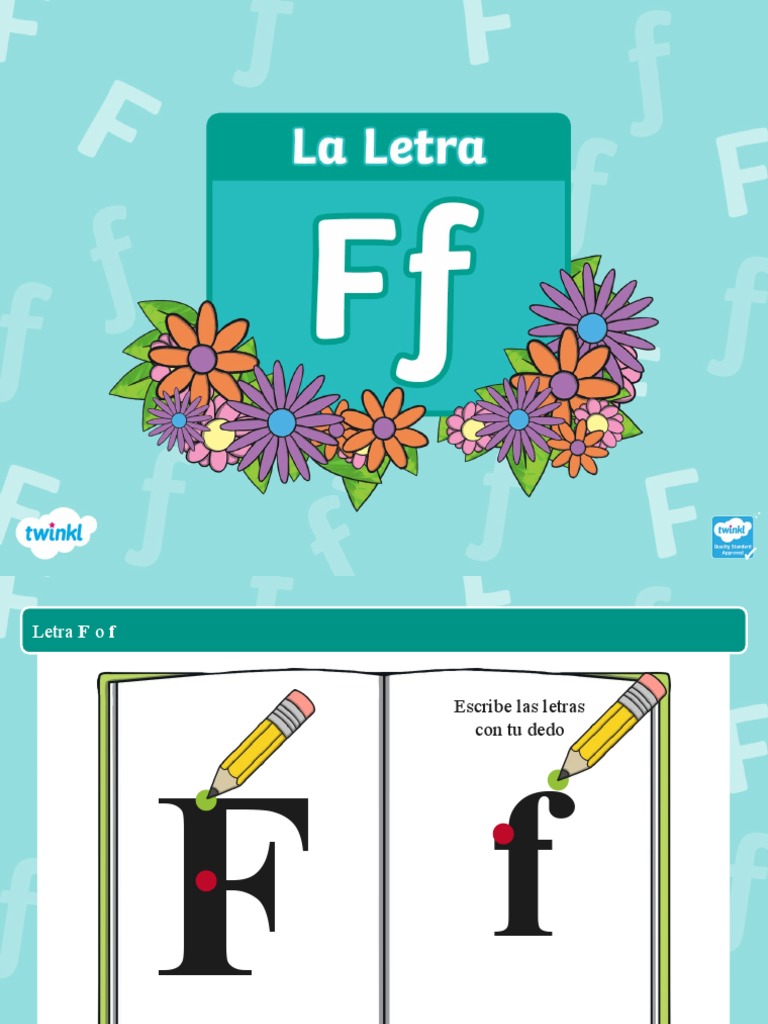 Sa L 379 Powerpoint Letra F - Ver - 1 | PDF | Artes del Lenguaje y ...