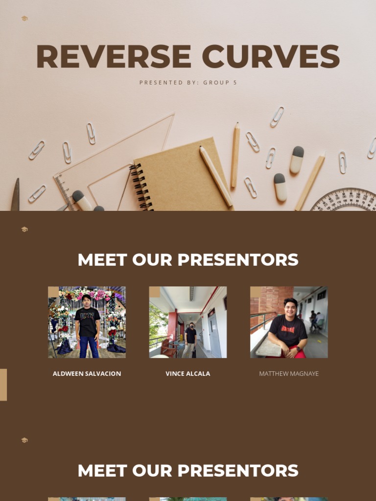 Group 5 PPT Reverse Curves PDF | PDF