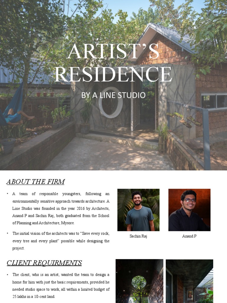 Artist Residence by A Line Studio | PDF | Home & Garden | Art