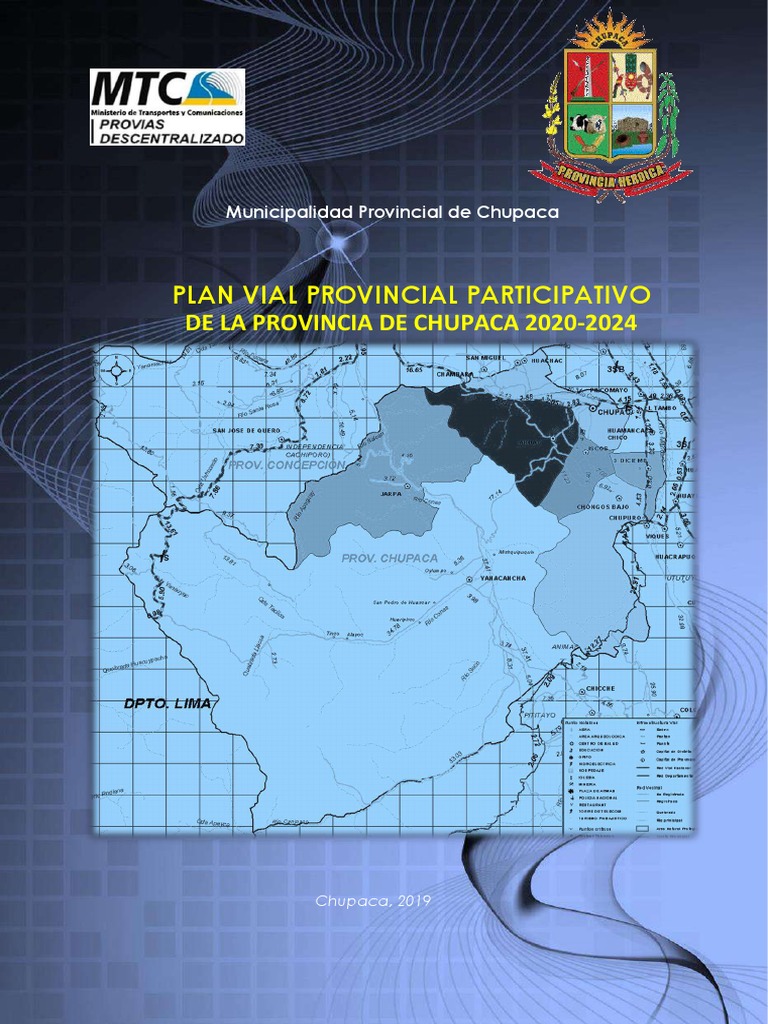 Plan Vial Provincial Participativo de La Provincia de Chupaca 2020-2024 | PDF | Planificación ...