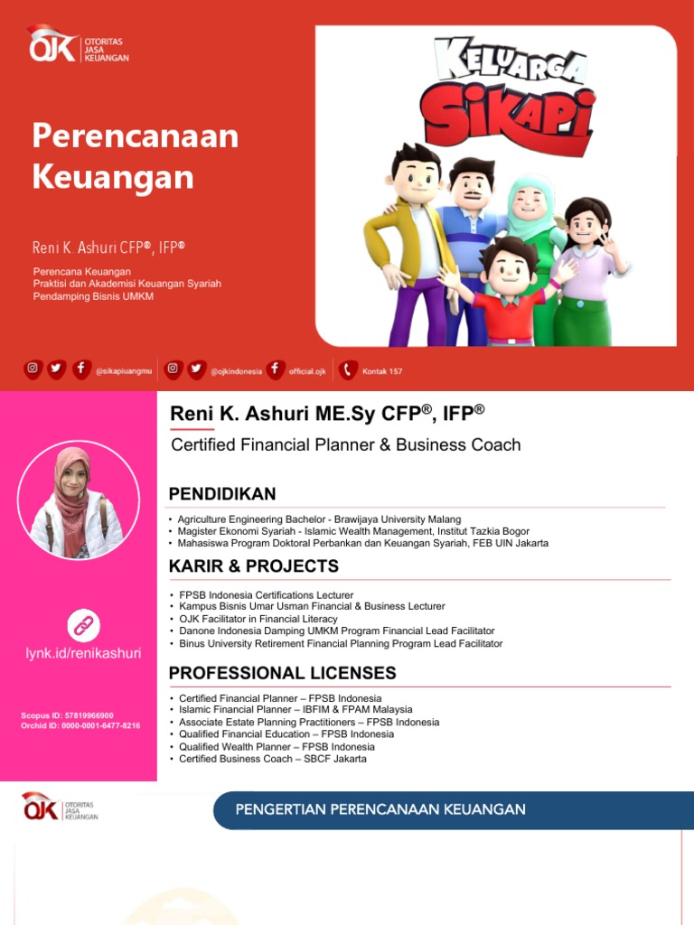 Materi Perencanaan Keuangan Reni CFP 24 Ags | PDF