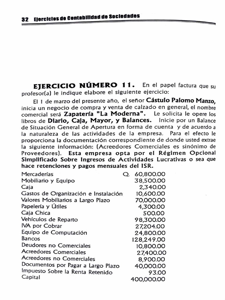 Ejercicio Excel | PDF