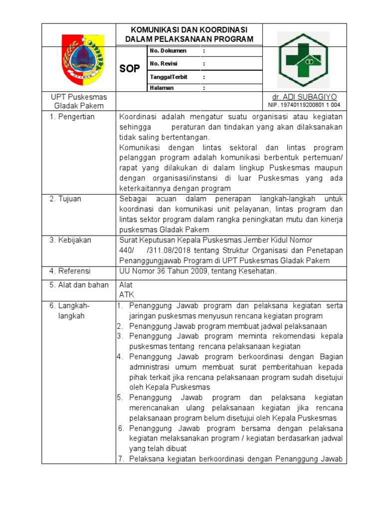 Lampiran 1 Contoh SOP PAKEM | PDF