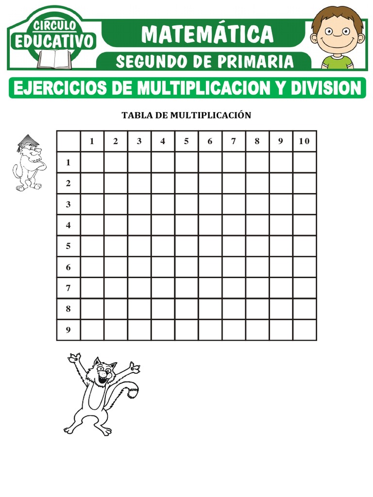 Ejercicios de Multiplicación y División | PDF