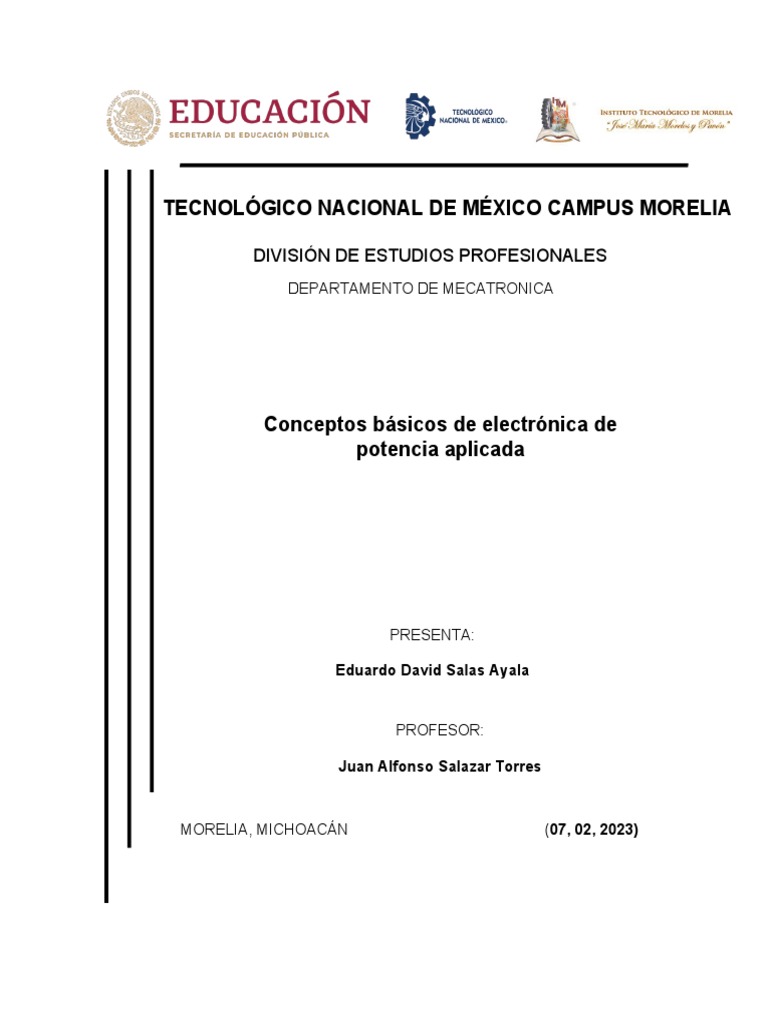 Portada Oficial TecnM | PDF