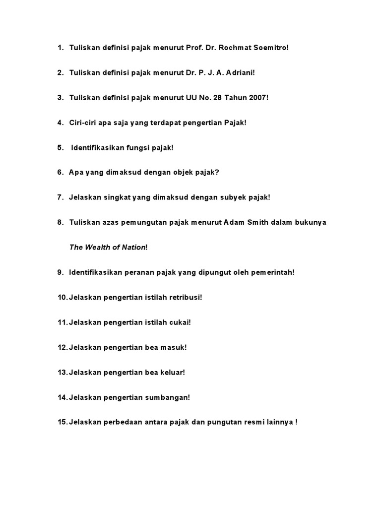 Instrumen Soal PTK | PDF