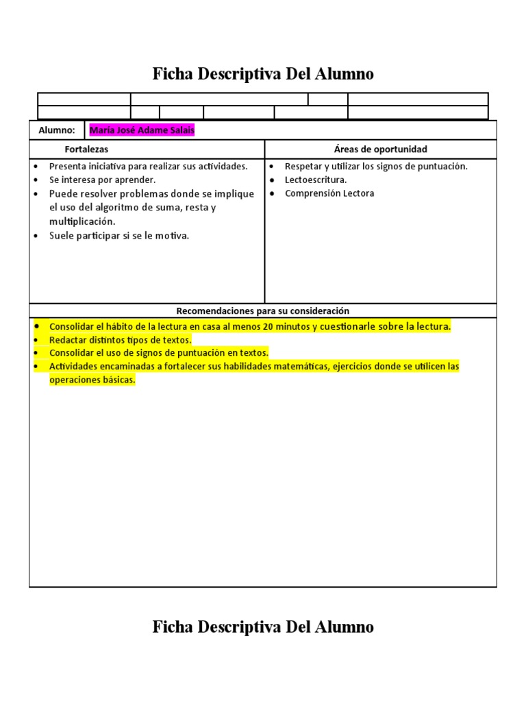 fichas descriptivas p2 2022.docx | PDF | Multiplicación | Comprensión ...