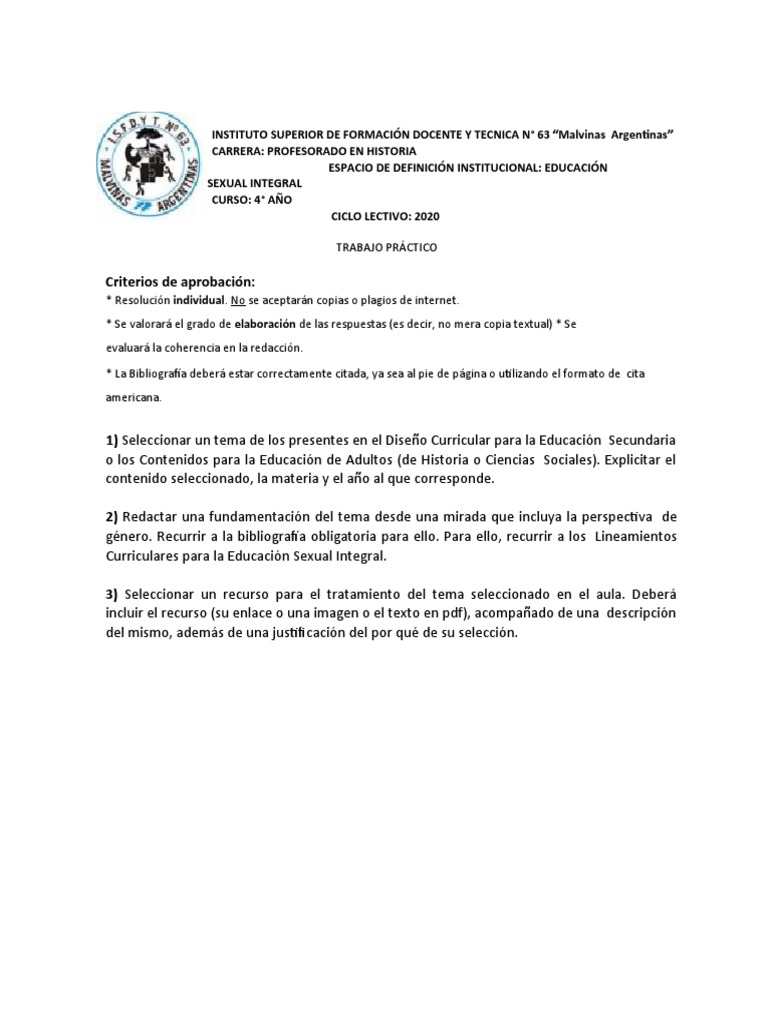 Verónica Luque - TP ESI 1 | PDF | Conocimiento | Enseñando