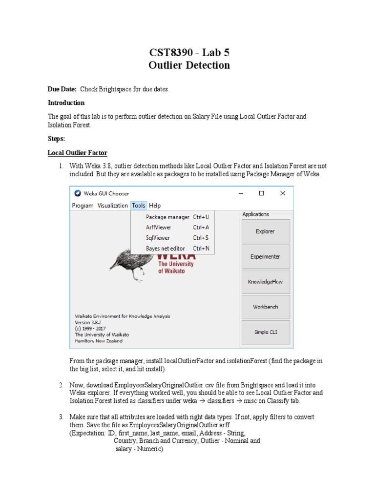 Lab5 OutlierDetection | PDF | Outlier | Computing