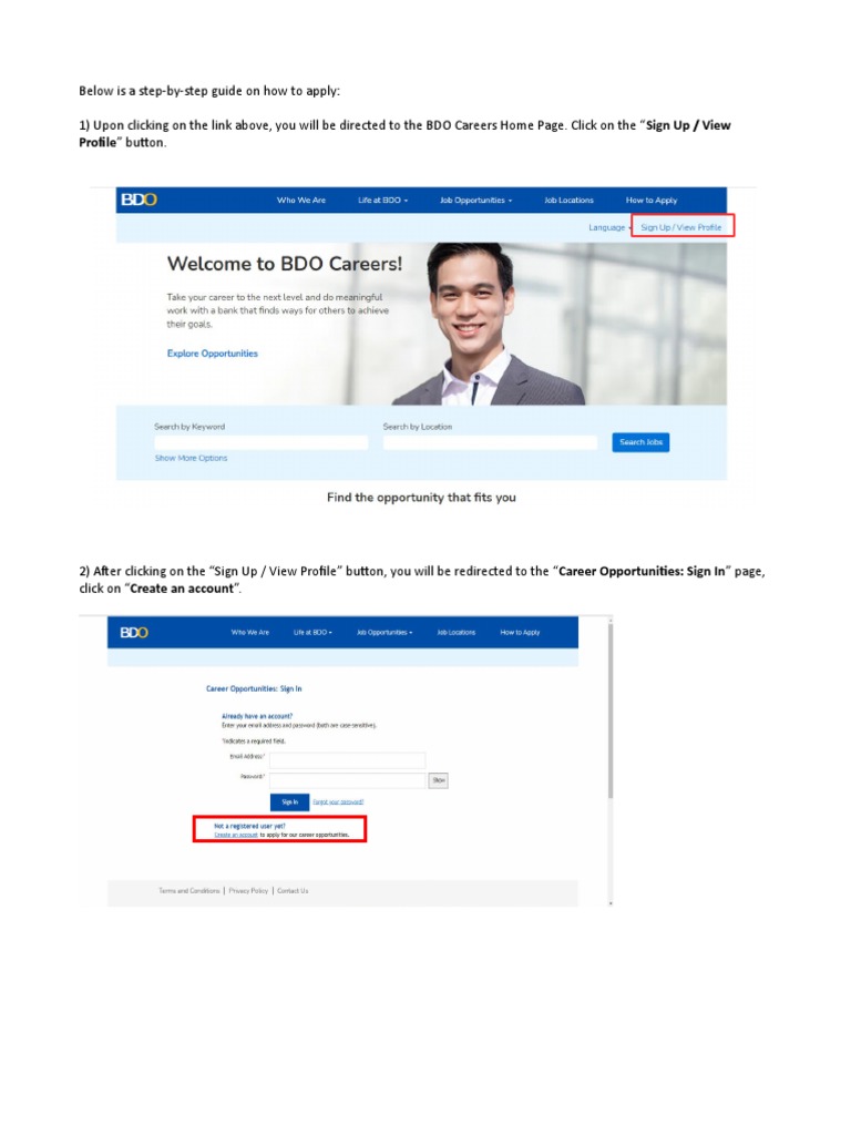Guide To Create Candidate Profile | PDF | Career & Growth | Finance ...