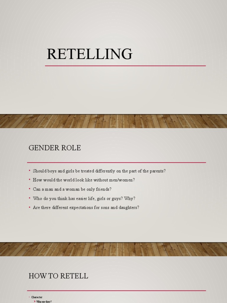 Exploring Gender Roles and Retelling Pain | PDF