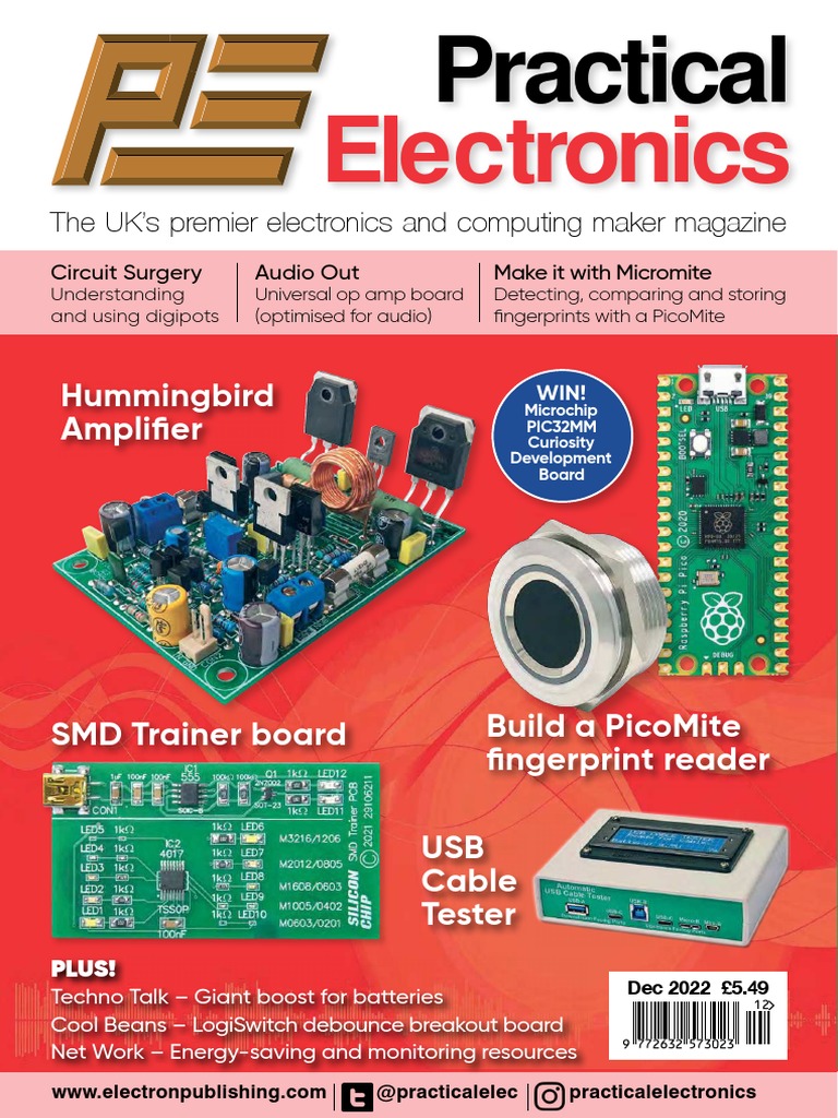 Practical Electronics - December 2022 PDF | PDF | Microcontroller | Integrated Circuit