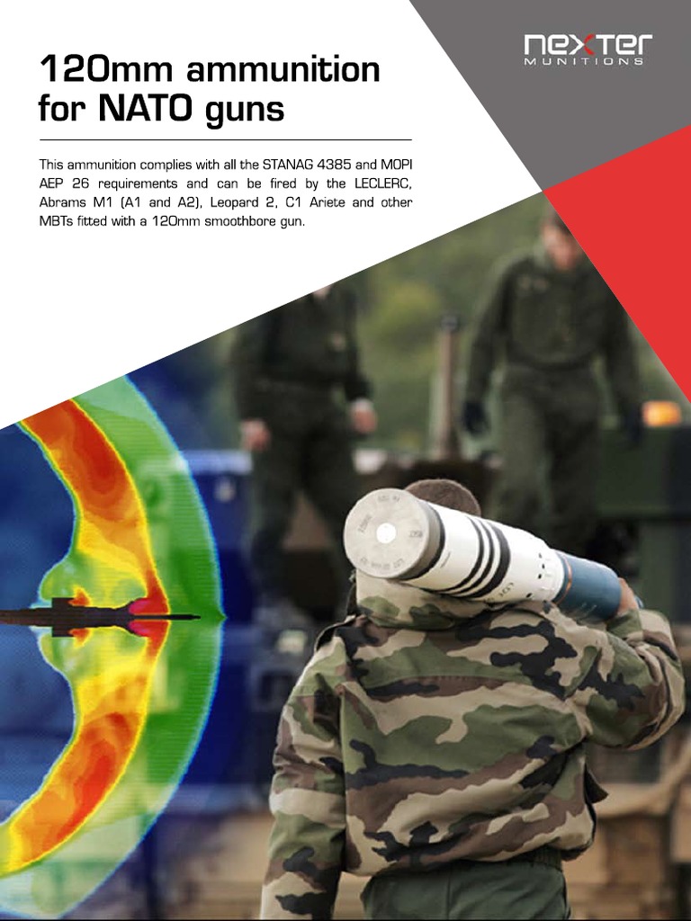 Nexter 120MM NATO Guns | PDF | Vehicles | Military Vehicles