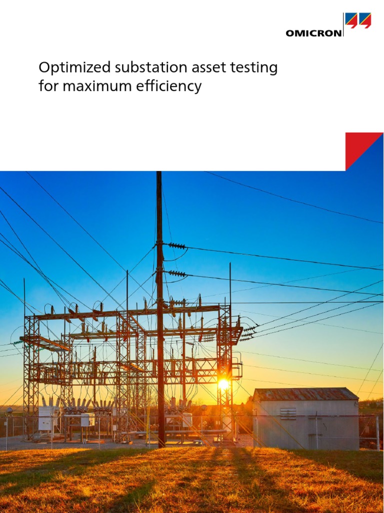 Optimized Substation Asset Testing Brochure ENU | PDF | Transformer ...