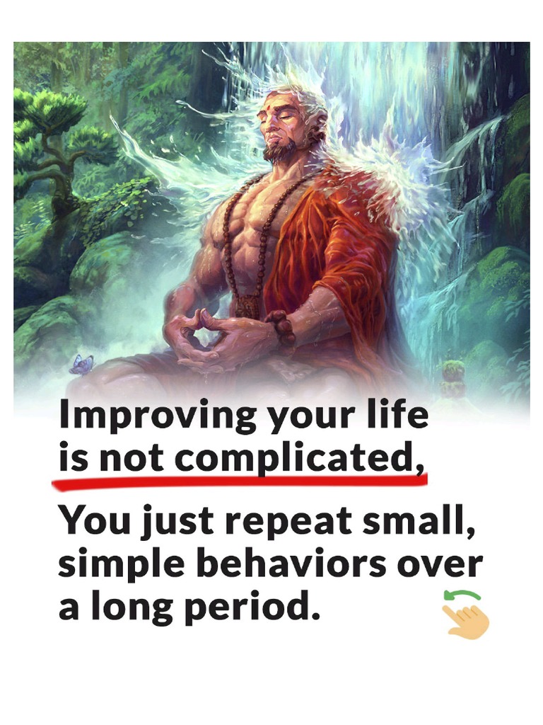 Improving Your Life Is Not Complicated PDF | PDF