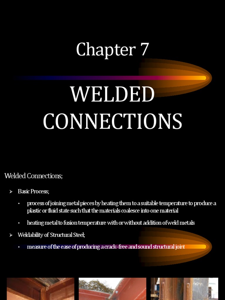 Chapter 7 - (Welded Connections) | PDF | Welding | Construction