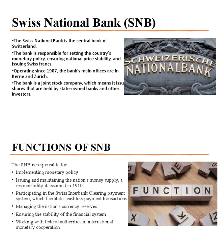 Swiss National Bank (SNB) | PDF