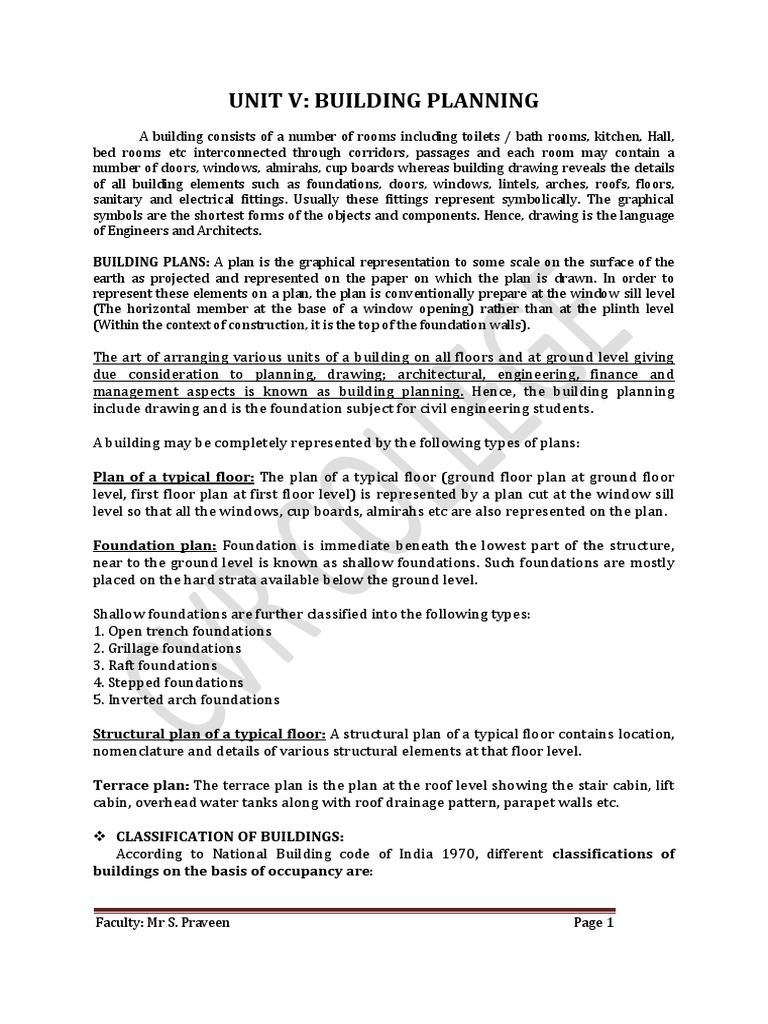 UNIT 5 Part 1 | PDF | Stairs | Building