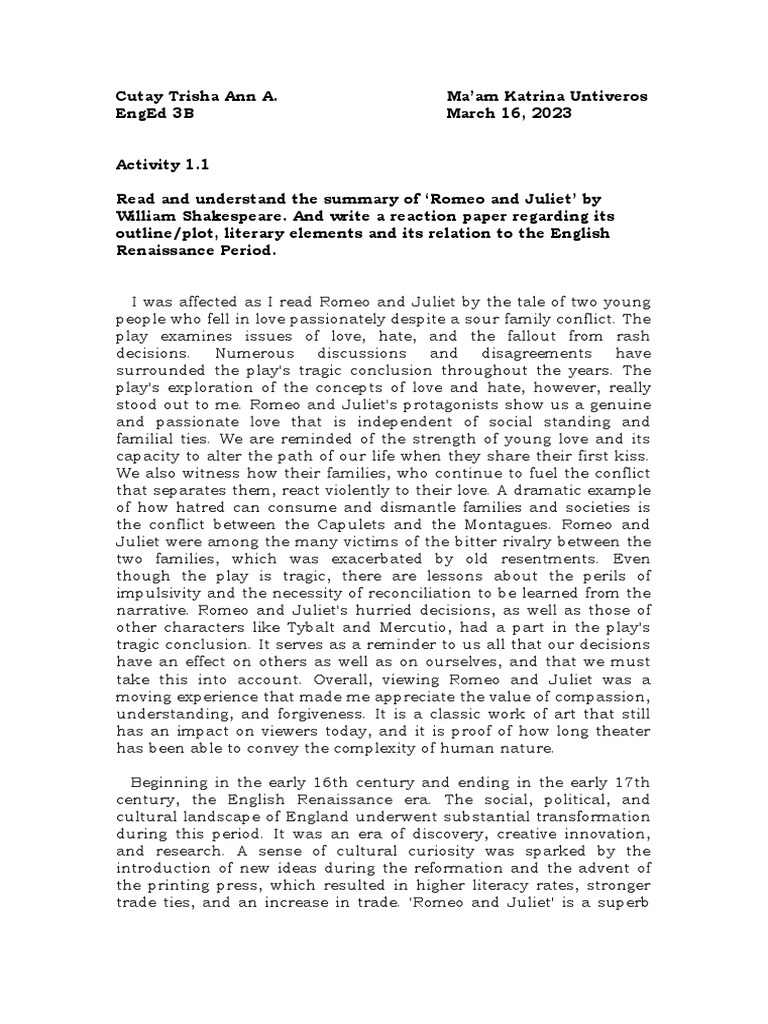 Eng 118 - Week 5-6 | PDF