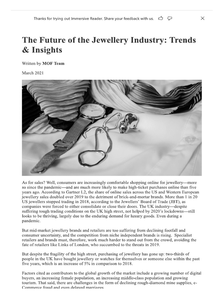 The Future of Jewellery. Trends and Insights 2021 (2022 - 04 - 11 04 ...