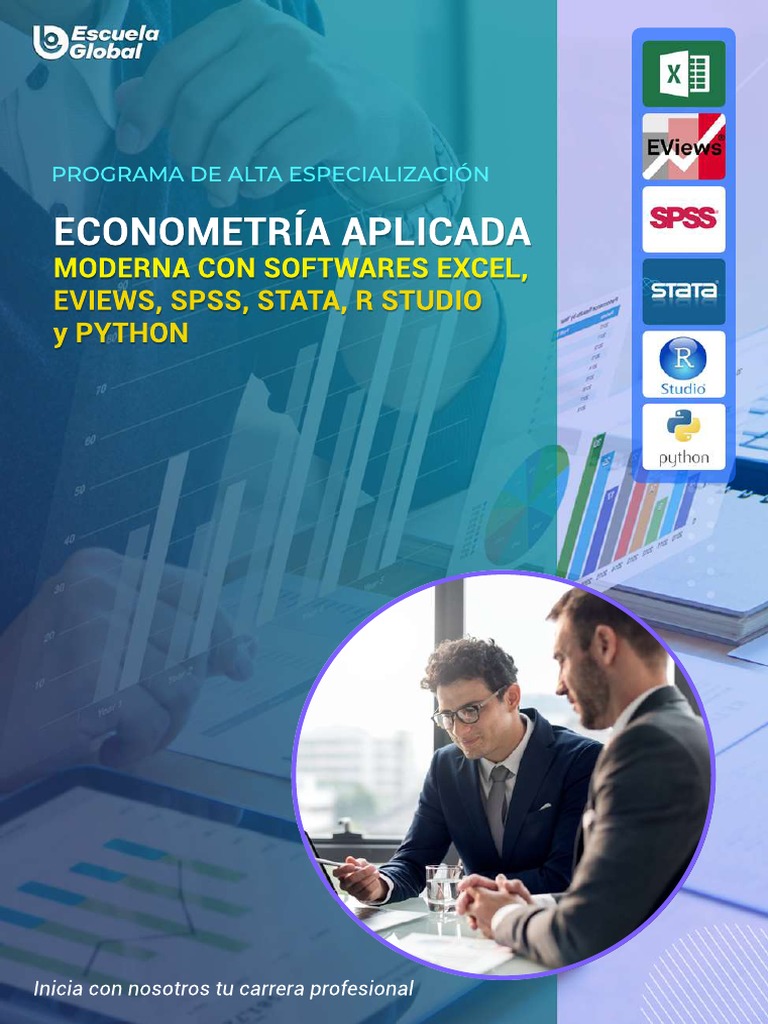 Brochure-Econometria Aplicada Moderna Con Softwares | PDF