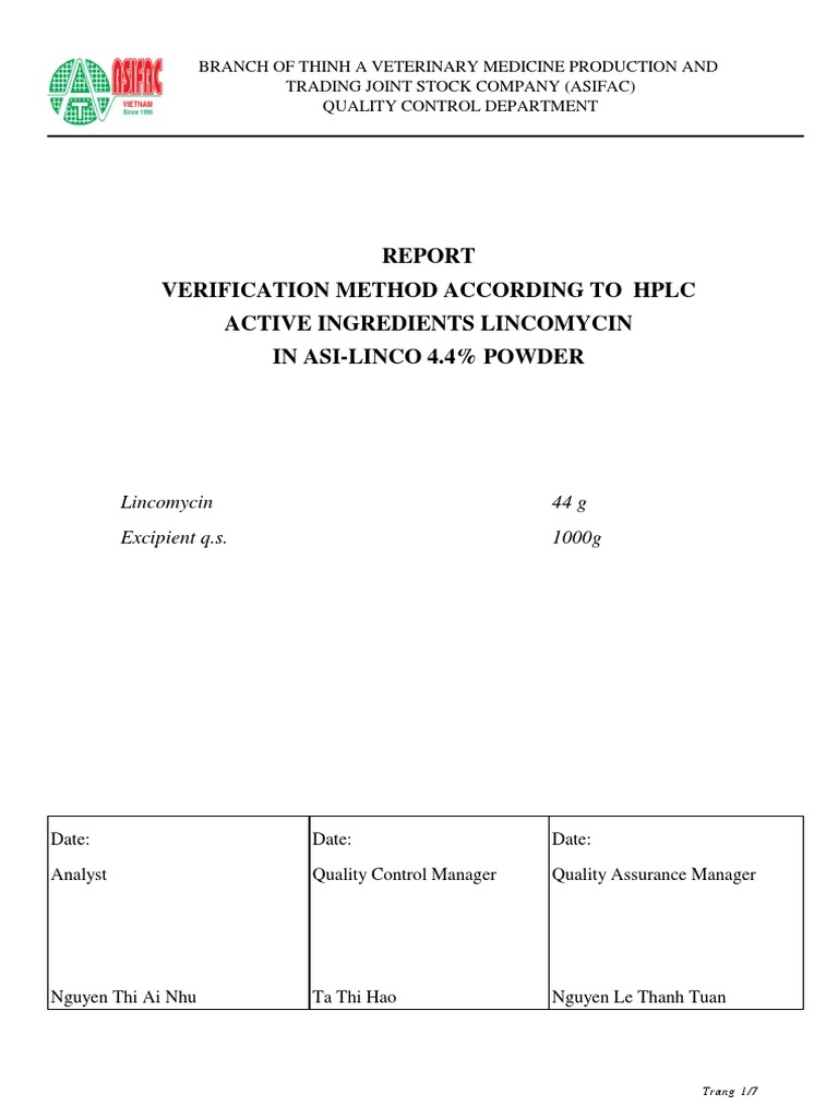 Report TDPP Asi-Linco 4.4% | Download Free PDF | High Performance ...