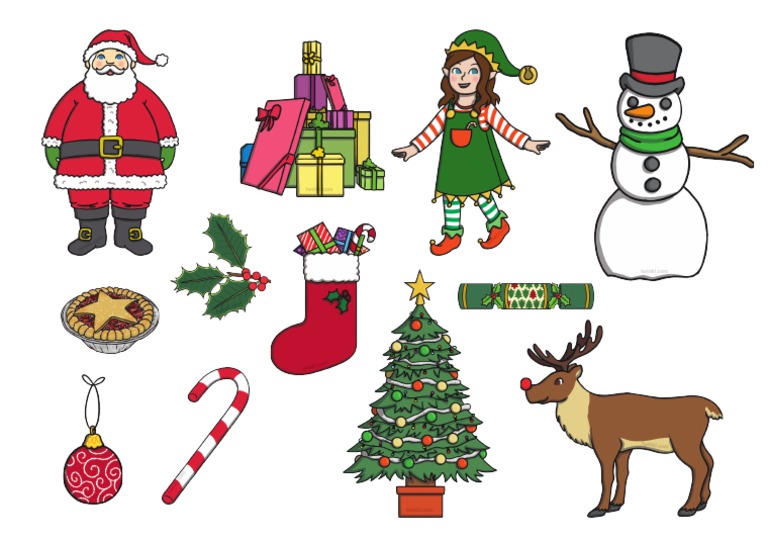 Christmas Picture Cut-Outs | PDF
