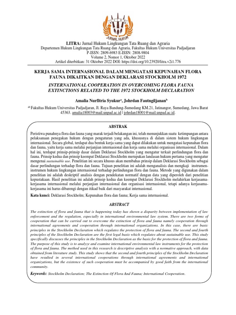 Jurnal Lingkungan Hidup | PDF