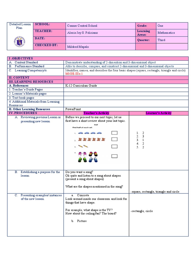 Mathematics Q3 W5 | PDF | Triangle | Circle