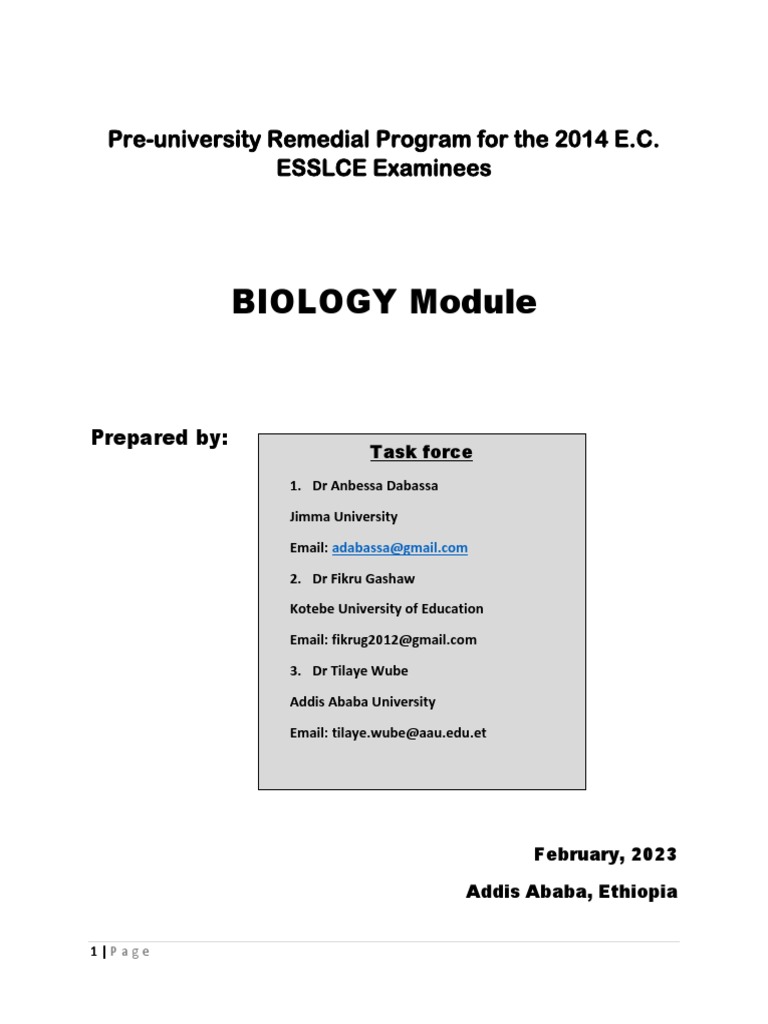 BIOLOGY Remedial Course PDF | PDF | Biology | Cell (Biology)