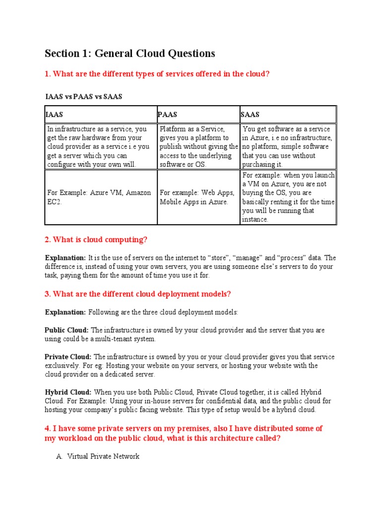 A Comprehensive Overview of Cloud Computing Concepts and Microsoft Azure Services | PDF | Cloud ...