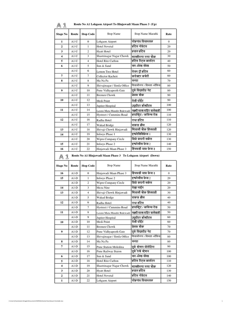 Final Airport Bus | PDF