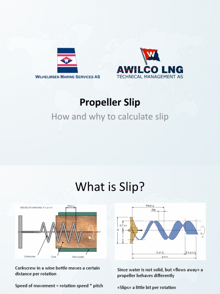 Propeller Slip | PDF | Propeller | Ships