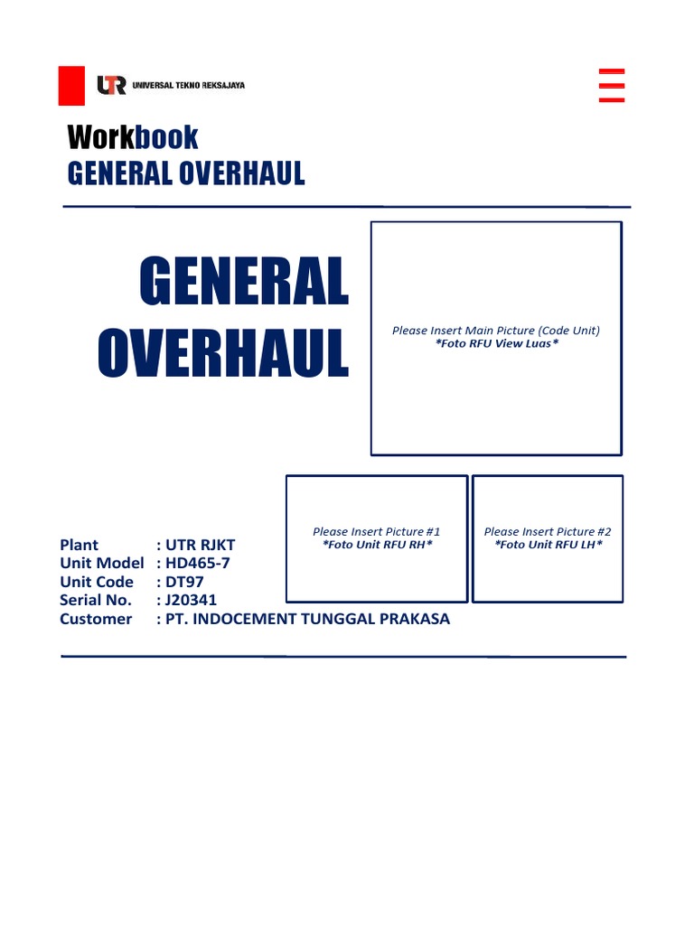 RFU Unit General Overhaul Guide | PDF
