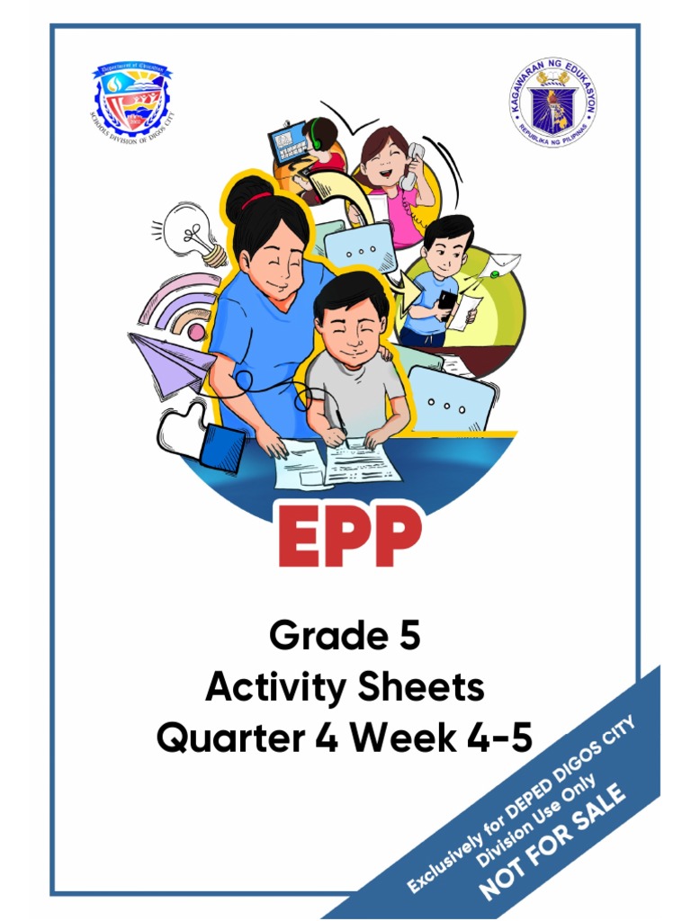 Grade 5 Activity Sheets Quarter 4 Week 4-5 | PDF