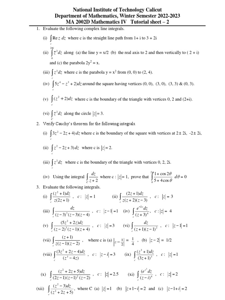 MA2002D - Tutorial Sheet 2-23.01.2023 | PDF | Abstract Algebra | Mathematical Relations