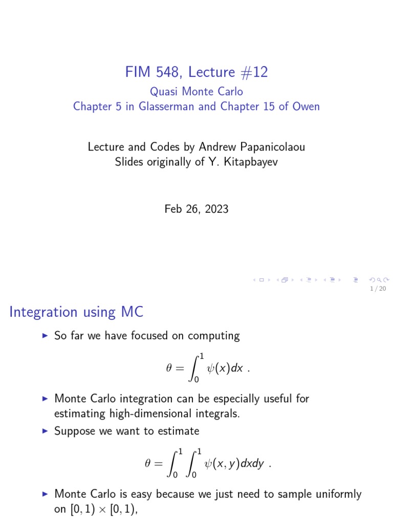 Lecture 12 | PDF | Statistics | Probability Theory