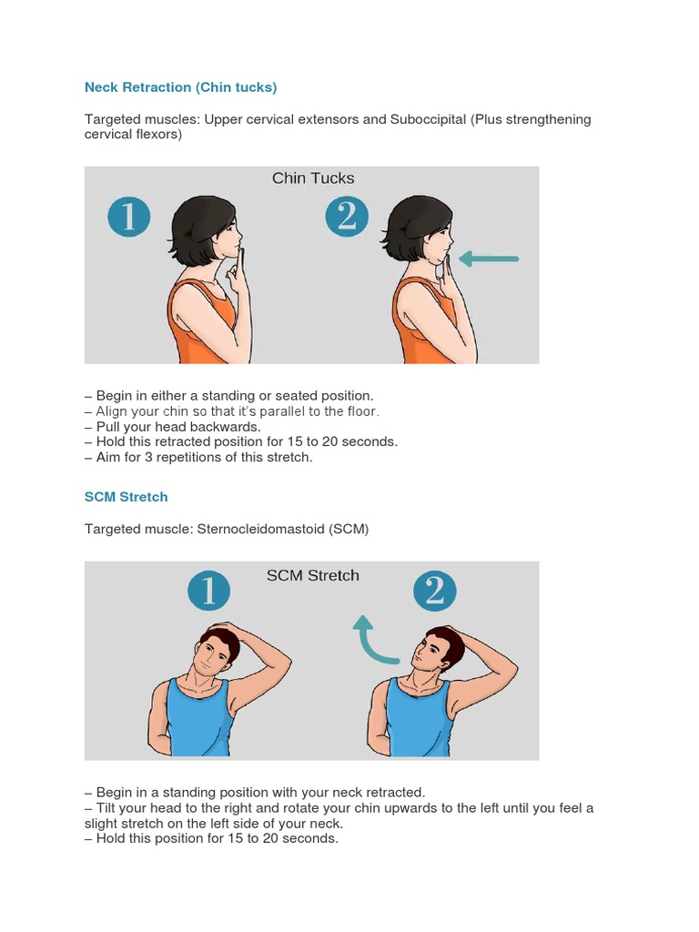 Neck Exercise | PDF | Self-Improvement | Wellness