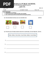 UKG Eng Question Papers | PDF | Languages | Language Arts & Discipline